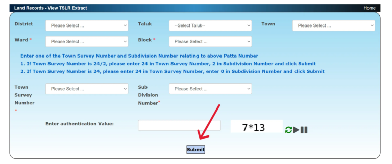 Patta Chitta - Download, FMB E-Services of Land Record 2026